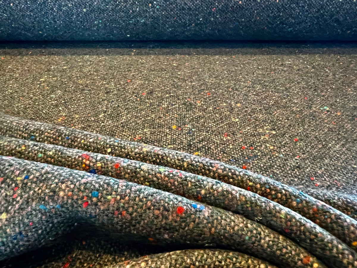 #1318 Green Flecked 100% Wool Tweed Remnant – Darrell Thomas Textiles