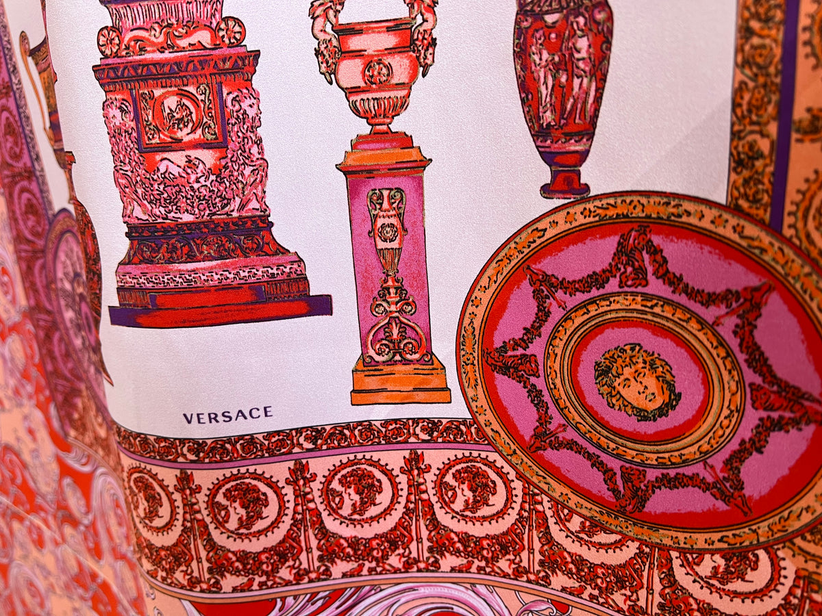 Designer Red & Coral 100% Cotton Panel Price per Panel – Darrell Thomas ...