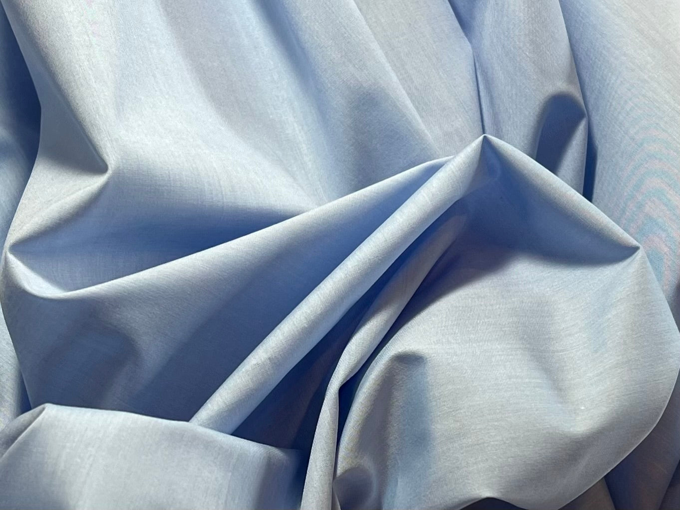 FF#70 Light Blue 100%Cotton Italian Shirting Remnant 70% OFF – Darrell ...