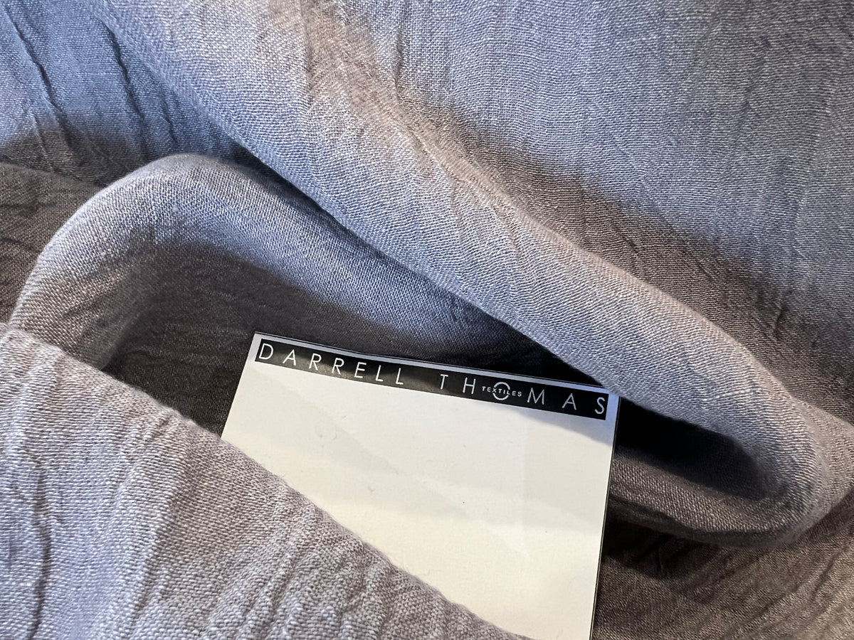 Crinkle Chia Taupe 100% Linen. 1/4 Metre Price – Darrell Thomas Textiles