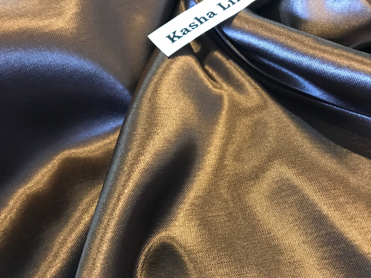 #1438 Mocha Kasha Lining Remnant – Darrell Thomas Textiles