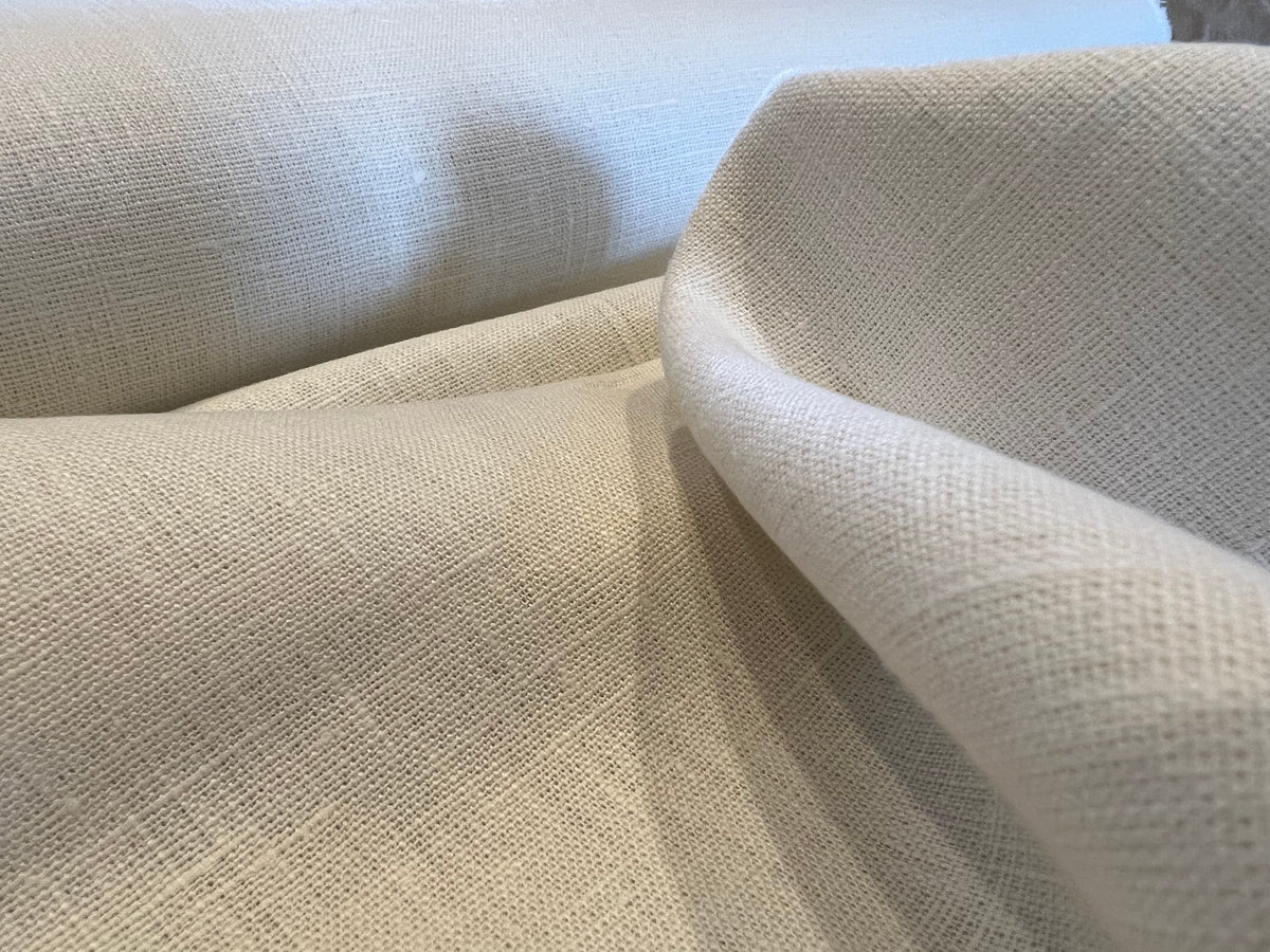 Eggshell 100% Irish Linen. 1/4 Metre Price – Darrell Thomas Textiles