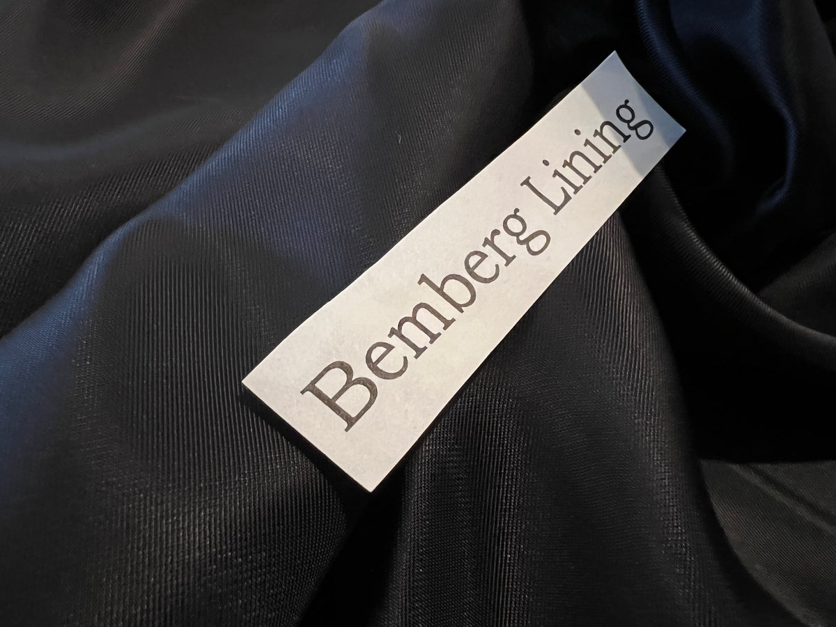 Dark Midnight Navy Bemberg Lining. - 1/4 Metre Price – Darrell Thomas ...